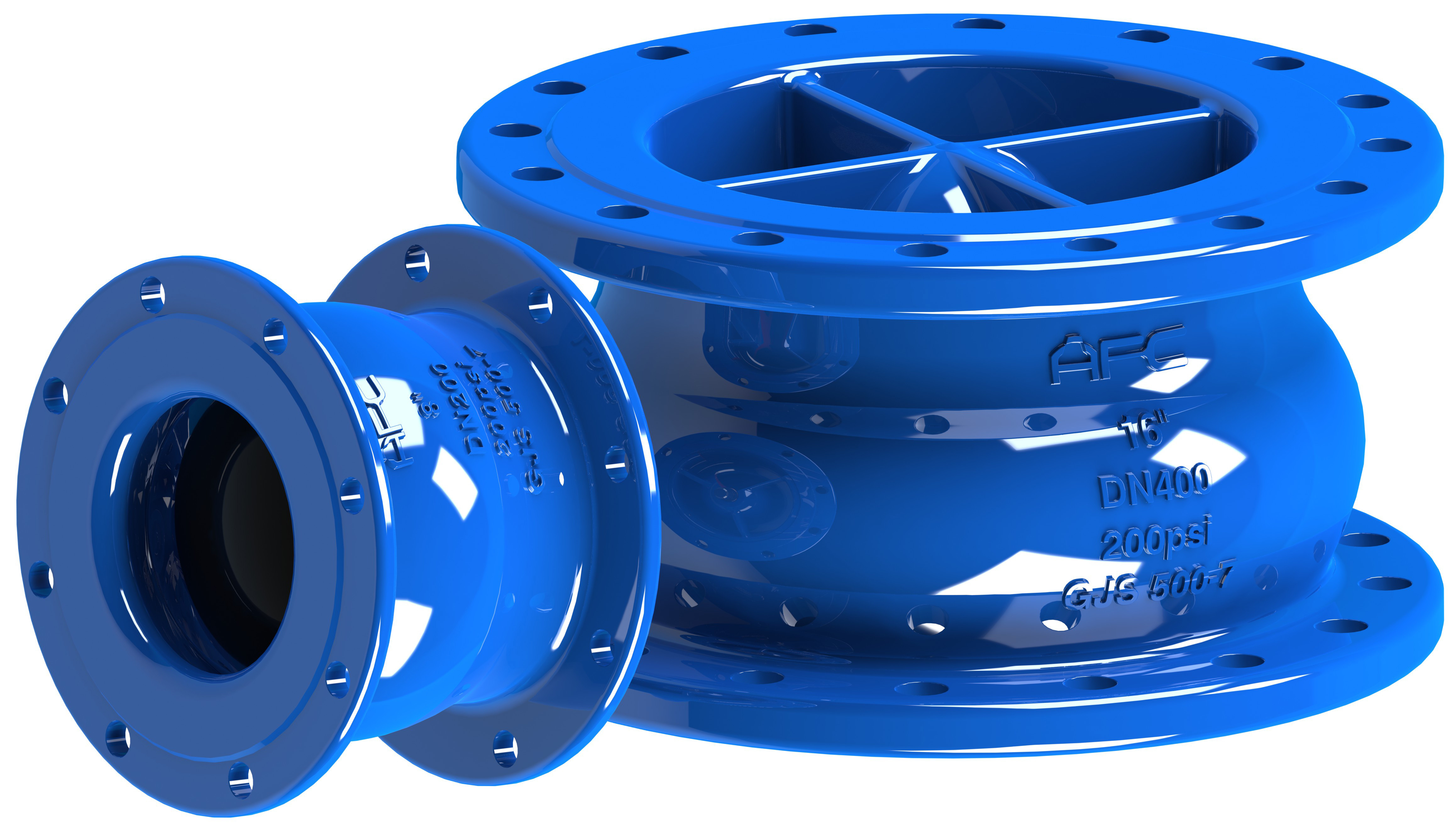 Anti Water Hammer Function Non Slam Check Valve , Water Control Valve