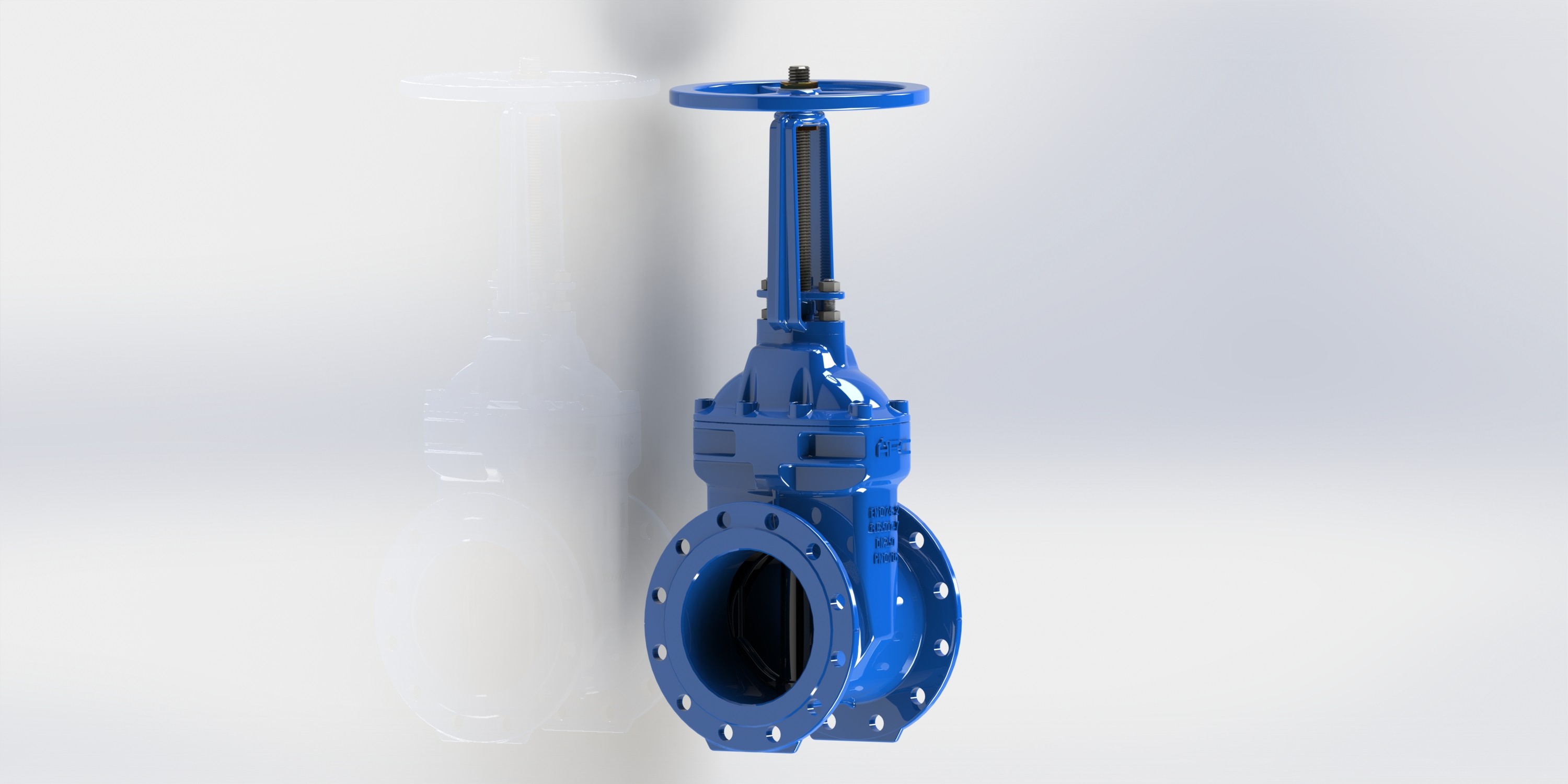 Ductile Iron Soft Seat Gate Valve Handwheel Operated Available FBE Coated