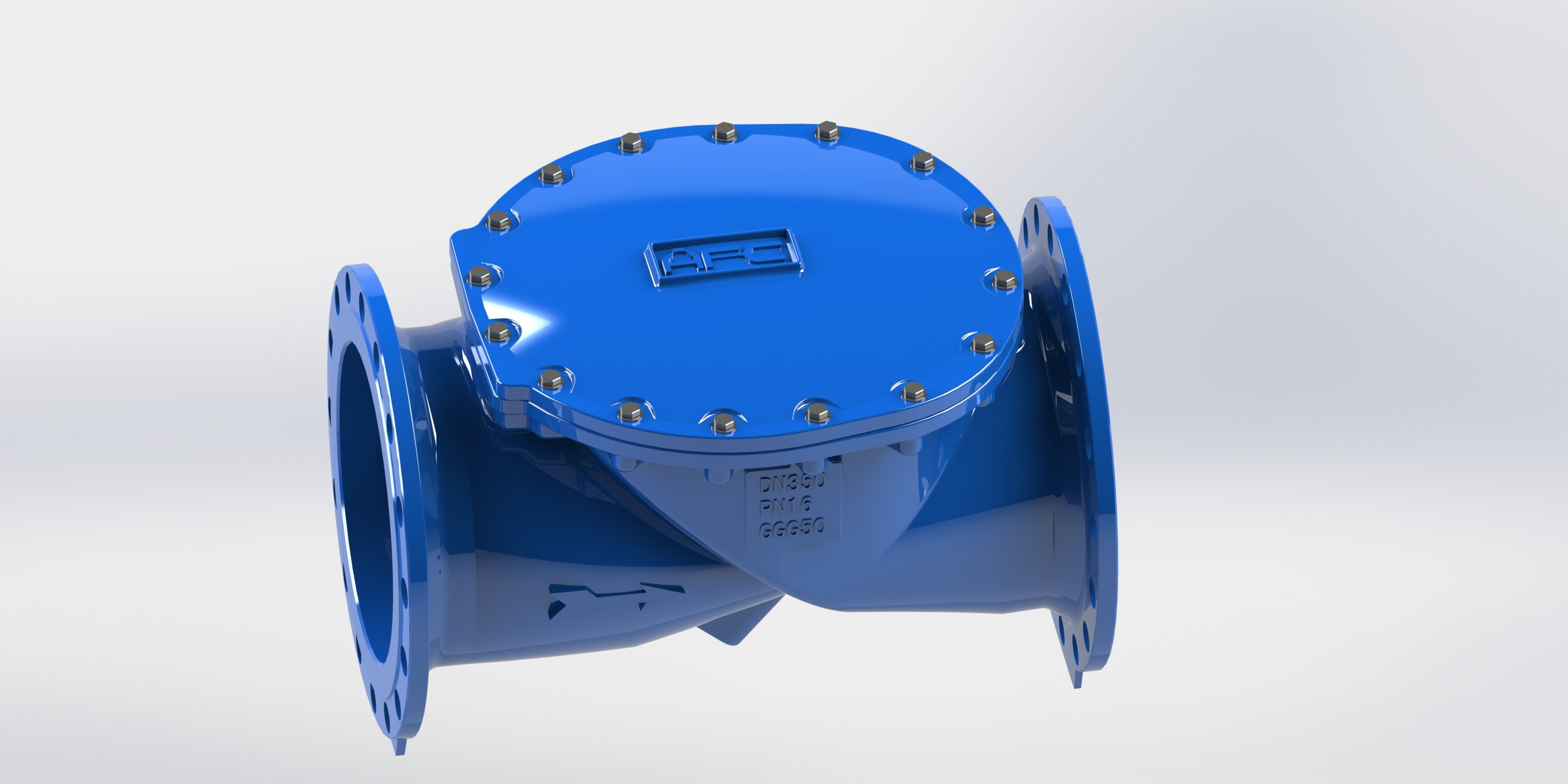 PN10 Pressure Rating Swing Flex Check Valve With EPDM Seal Material For ...