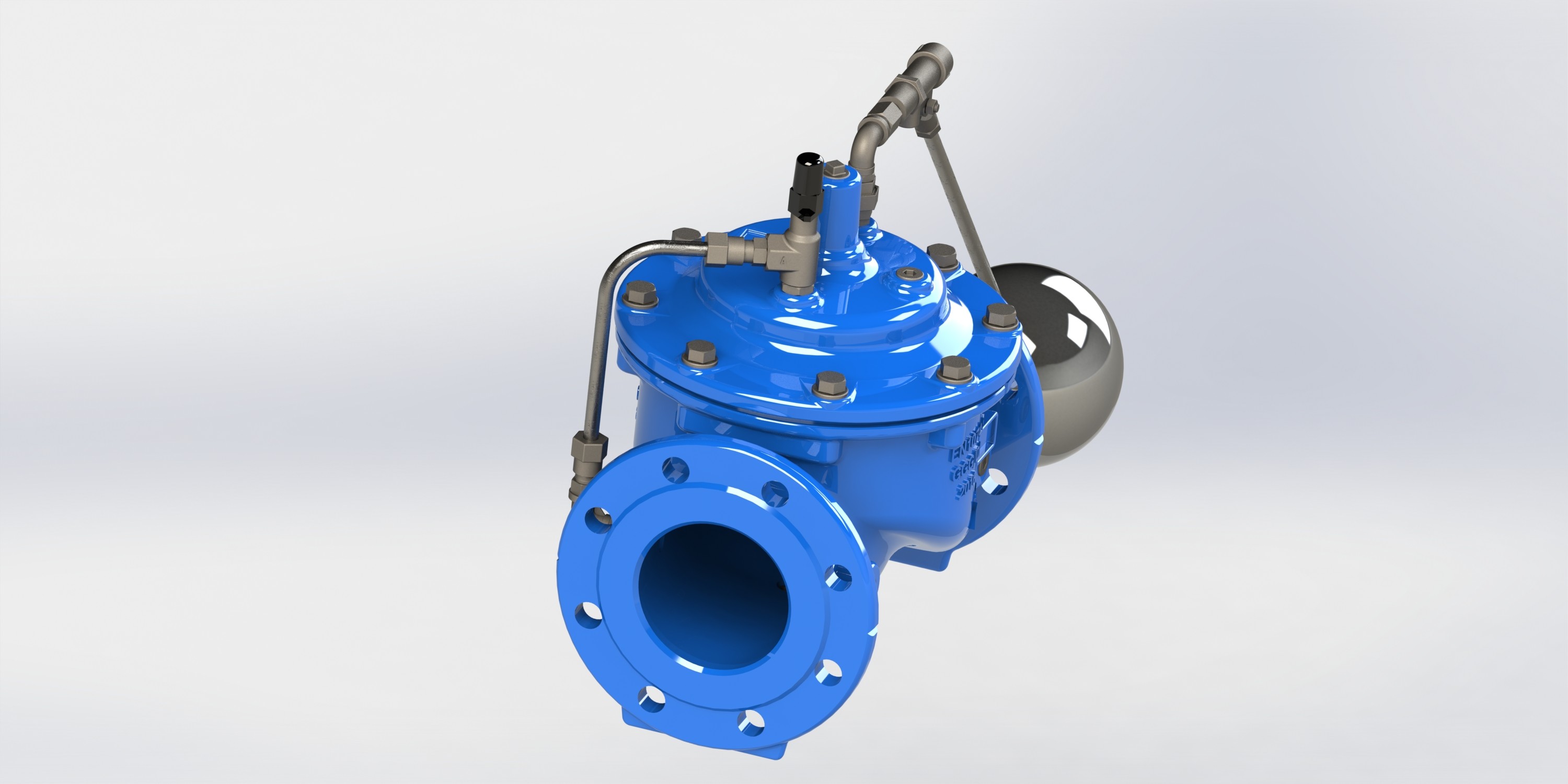 Linear Flow Characteristic Ductile Iron Float Control Valve With Flange ...