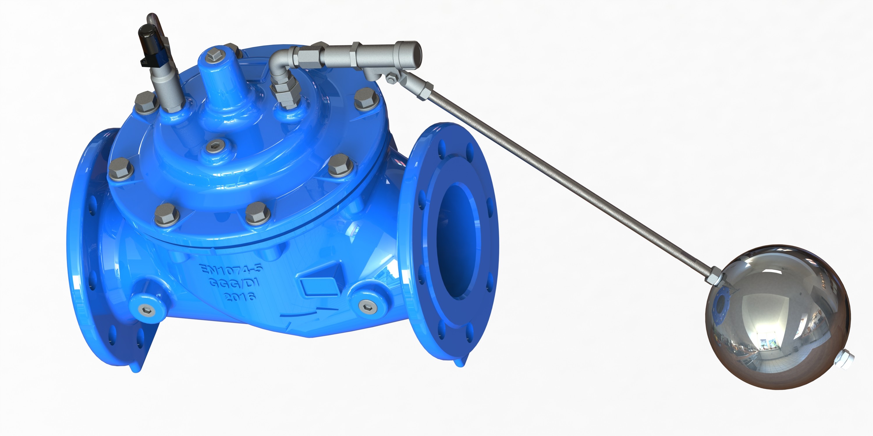 Stainless Steel Remote Float Control Valve Ductile Iron Epoxy Coated