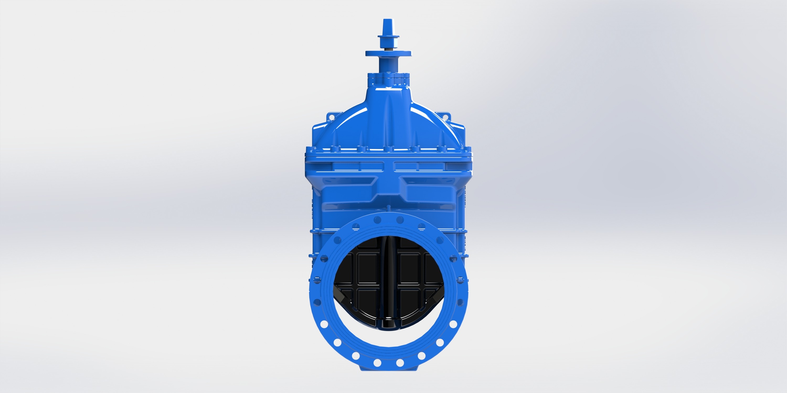 WRAS Approval AFC Resilient Seated Water Gate Valve On Off Type Ductile ...