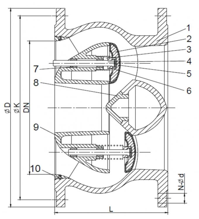 Non Slam Anti Water Hammer Valve For Fire Fighting System